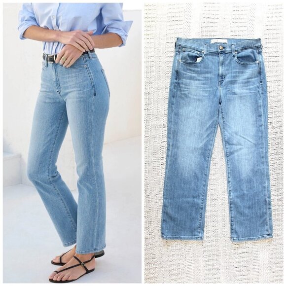 AYR | Jeans | Ayr The Pop Wash Women Jeans Size W34 Straight Leg Blue ...
